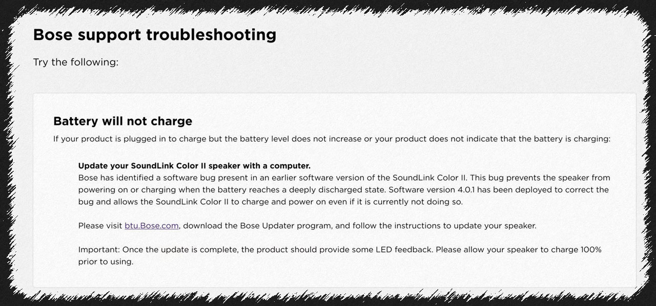 Bose SoundLink Color 2 Not Charging (Troubleshooting Tips)
