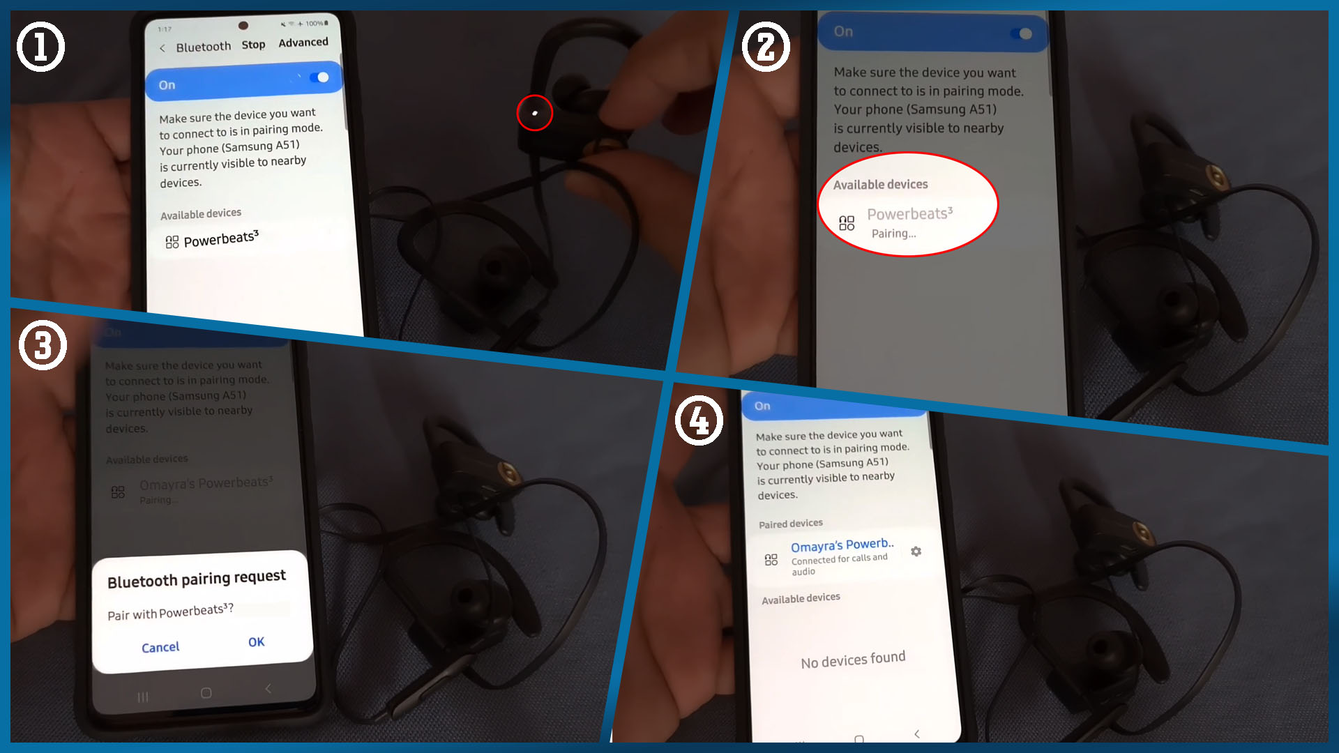How To Pair Powerbeats 3? (Android, iPhone & Laptop) - AudioGrounds
